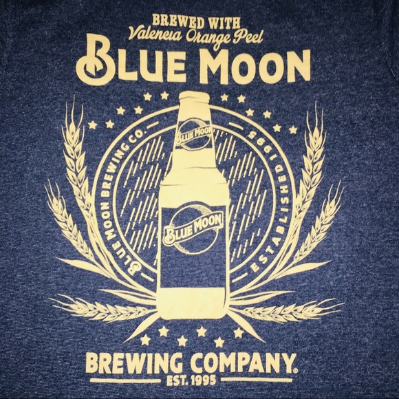 Blue Moon | Shirts | Blue Moon Mens Small Official Blue T Shirt | Poshmark